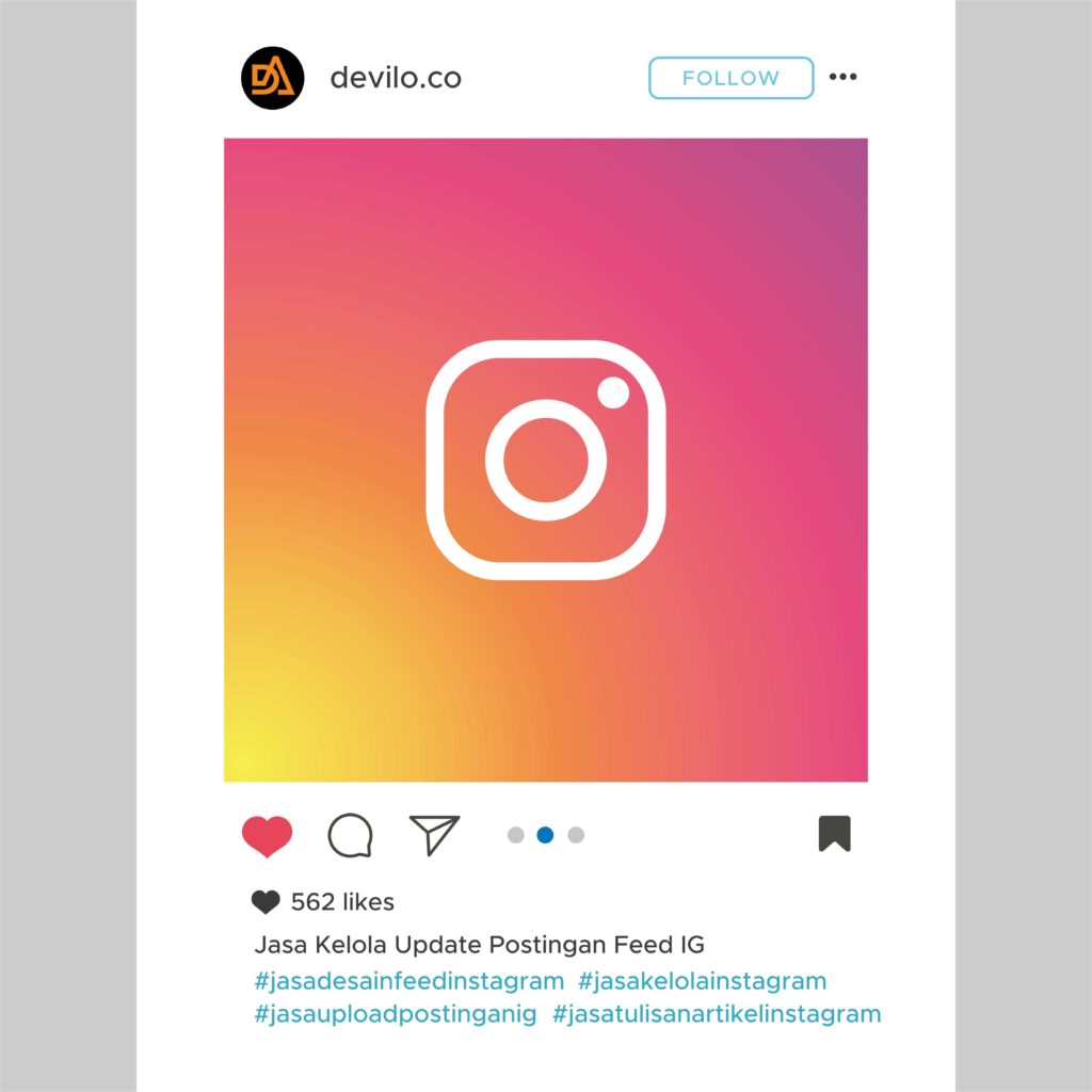 Template Postingan Feed IG Vector - DeviloArts