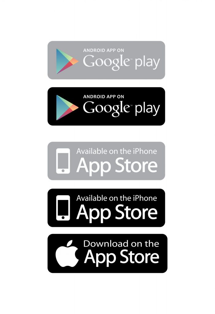 App Store and Google Play Logo Vector - DeviloArts