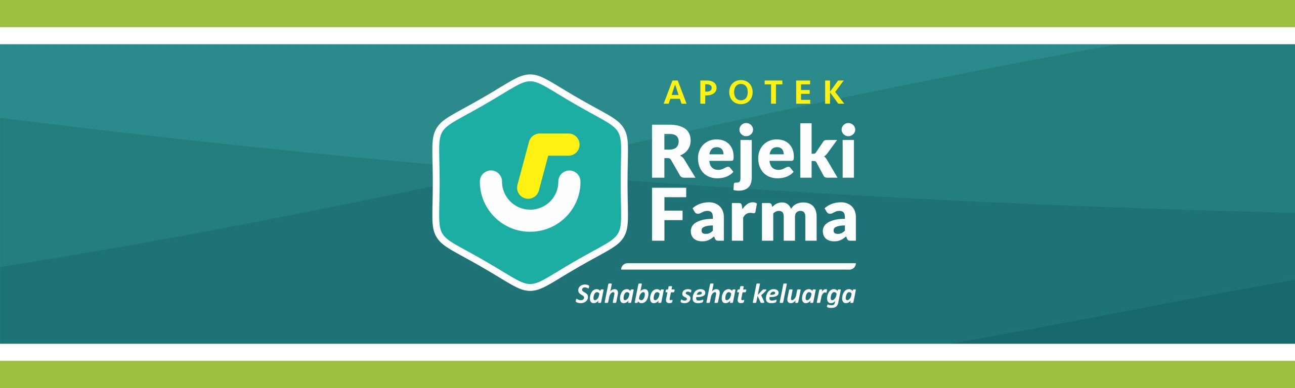 Rejeki Farma Apotek Logo dan Banner Vector - Devilo Arts